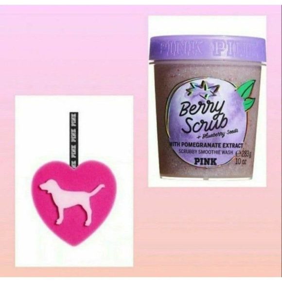 PINK Victoria's Secret | Accessories | Pink Vs Melonscrub Sponge Bundle ...
